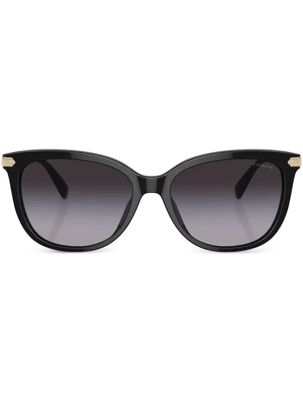 COACH® Logo-lettering Sunglasses - Black