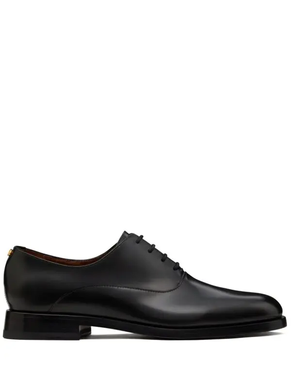 Valentino Garavani Vlogo Oxford Shoes In Black - 40% Off  display picture 3