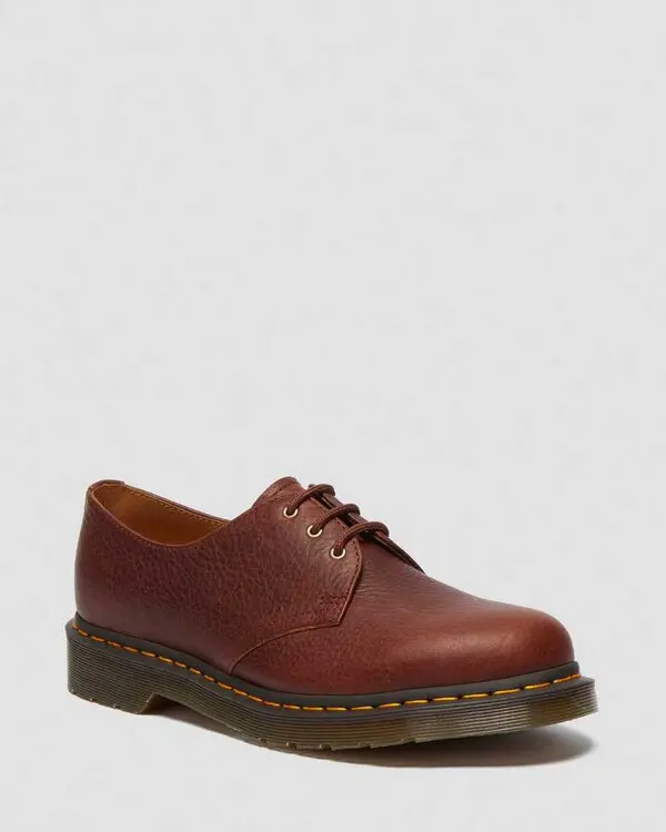 Dr. Martens 1461 Ambassador Leather Oxford Shoes - Brown