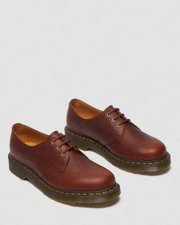 Dr. Martens 1461 Ambassador Leather Oxford Shoes - Brown