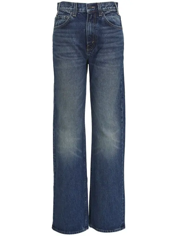 NILI LOTAN Mid-rise Straight-leg Jeans