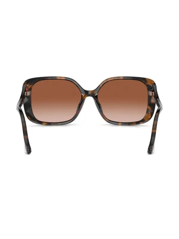 COACH Tortoiseshell-effect Sunglasses