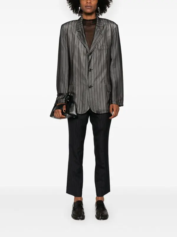 Junya Watanabe Pinstripe Slim-cut Tailored Trousers