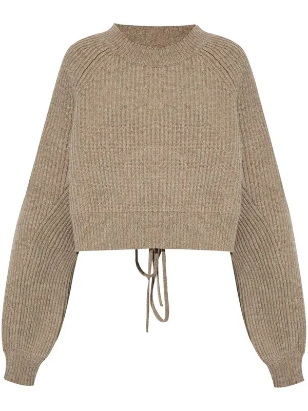 Yohji Yamamoto Open-back Jumper - Neutrals