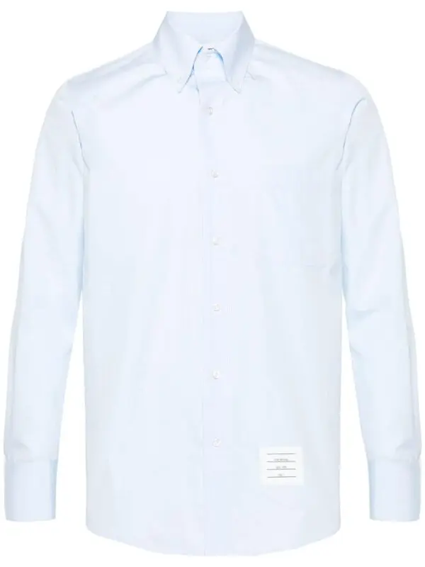 Thom Browne Pointed-collar Cotton Shirt
