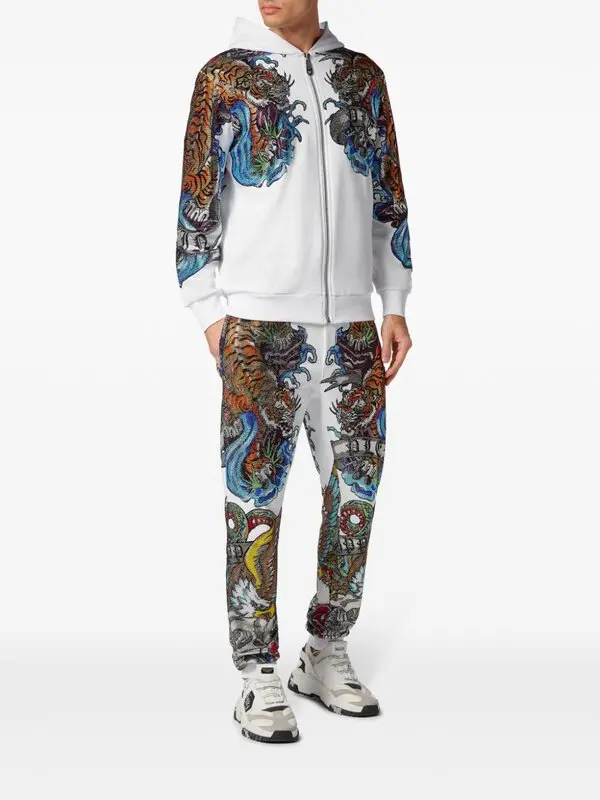 Philipp Plein Tattoo-print Bomber Jacket