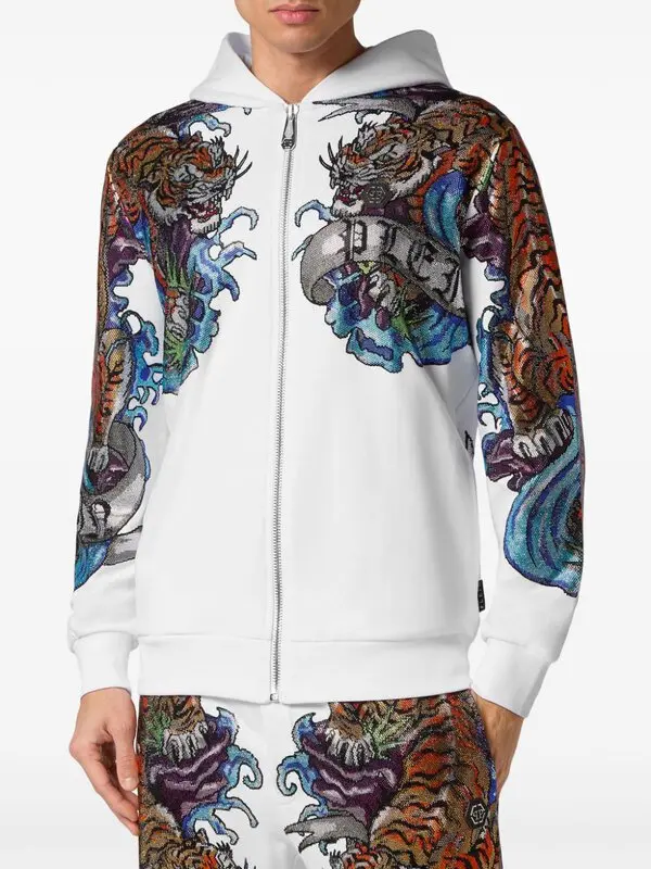 Philipp Plein Tattoo-print Bomber Jacket
