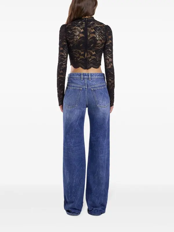 Rabanne Boyfriend Jeans With Charm Detail