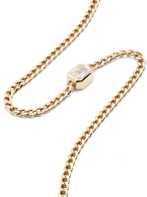 Zoe Chicco 14kt Yellow Diamond Chain Bracelet