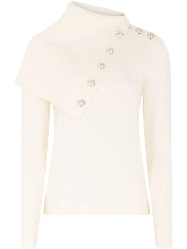 Rabanne Wool Jumper - White