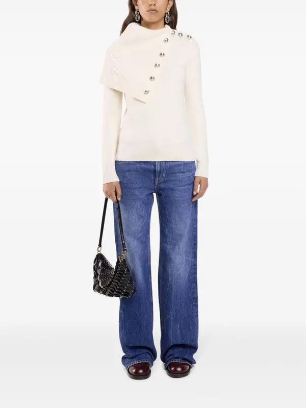 Rabanne Wool Jumper - White