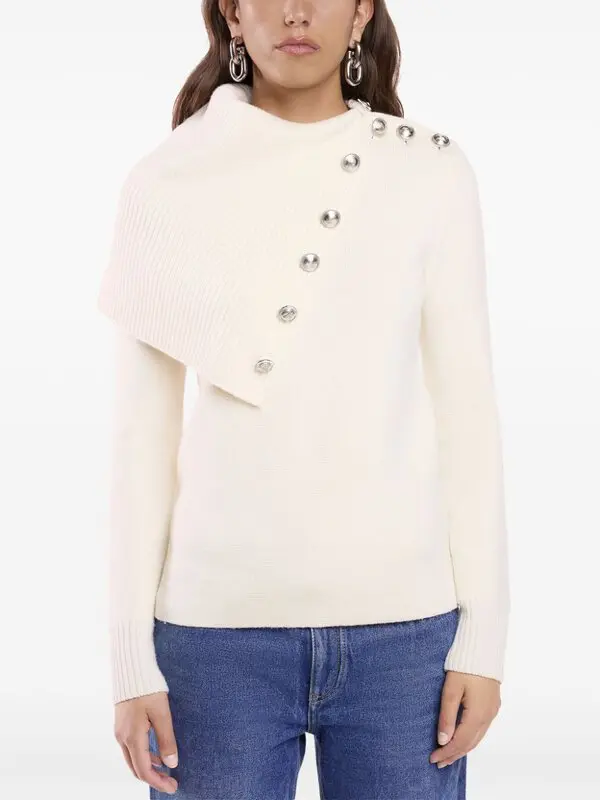 Rabanne Wool Jumper - White