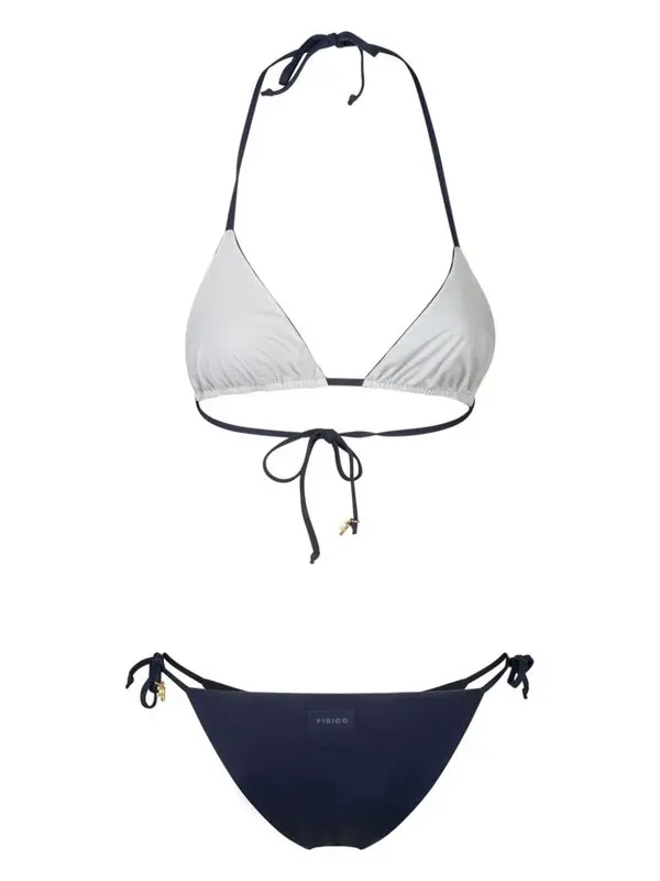 FISICO Reversible Triangle Bikini - Blue