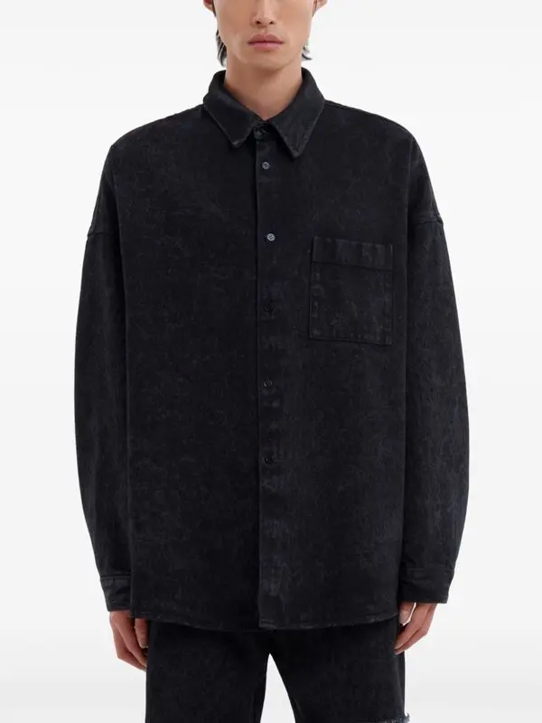 Marni Logo-patch Cotton Shirt