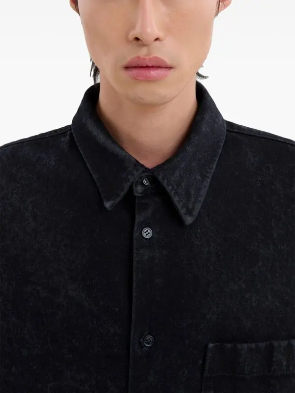 Marni Logo-patch Cotton Shirt