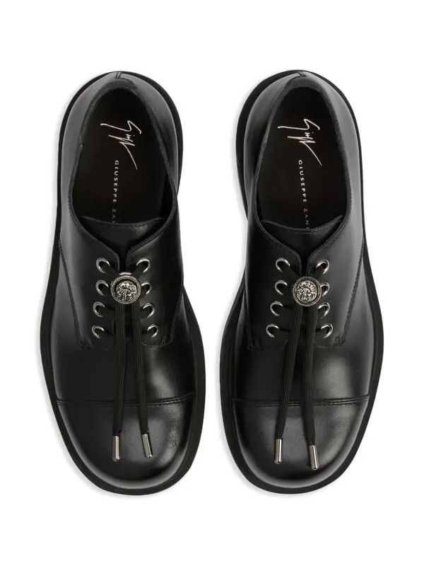 GIUSEPPE ZANOTTI Lapley Derby Shoes - Black