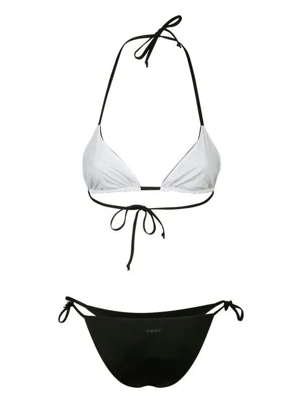 FISICO Reversible Triangle Bikini - Black