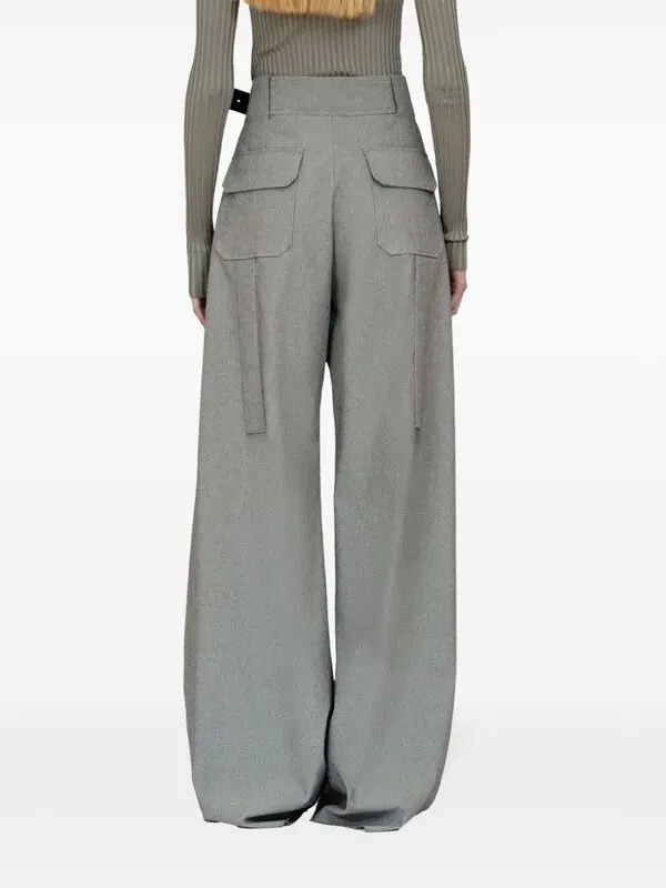 FERRAGAMO Canvas Palazzo Trousers