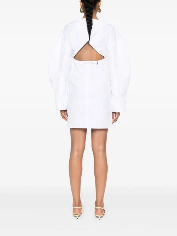 Jacquemus Chemise Mini Dress - White
