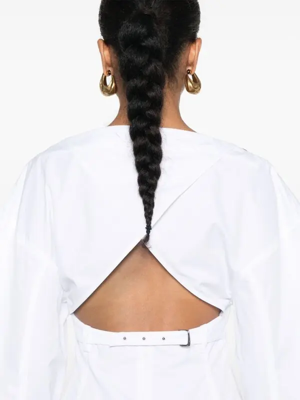 Jacquemus Chemise Mini Dress - White
