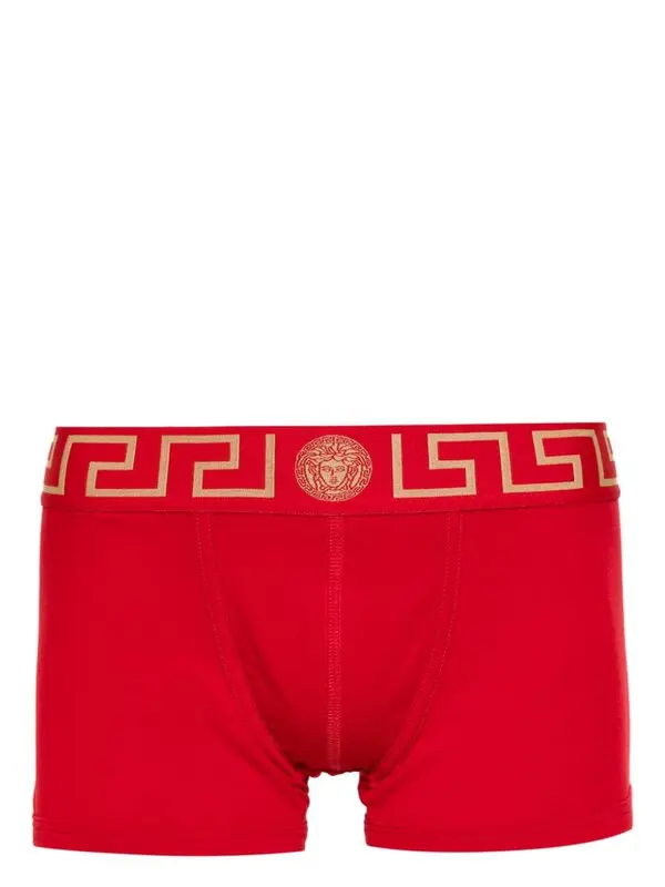 Versace Greca Border Boxers - Red