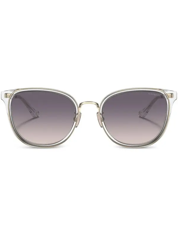 COACH Hc7135 C7999 Sunglasses - Gold