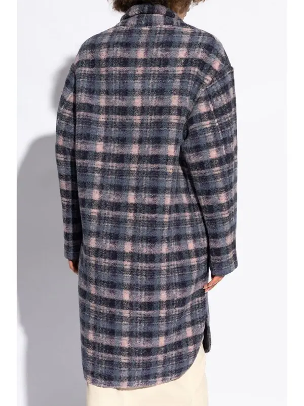 MARANT ETOILE Gabriel Checked Coat