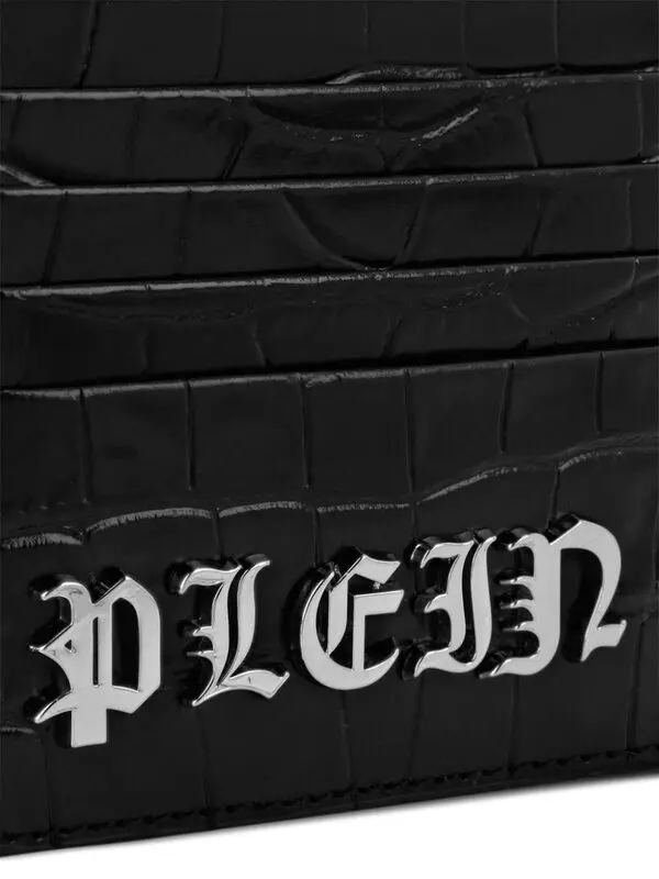 Philipp Plein Crocodille-effect Cardholder