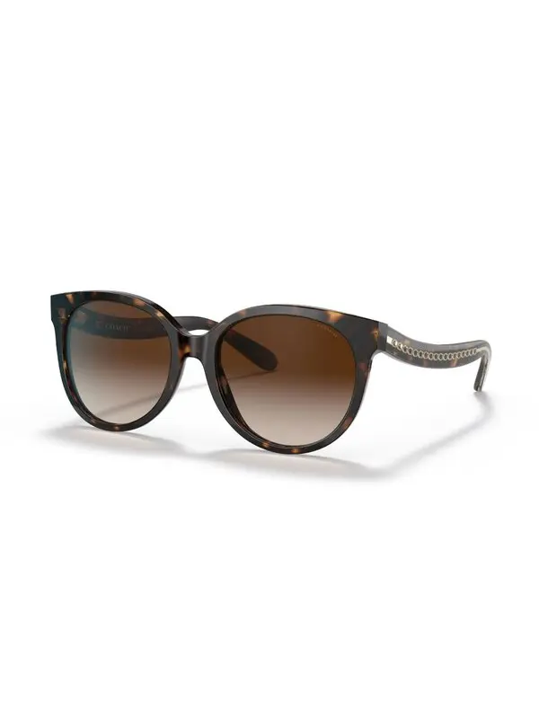 COACH Hc8321 C6181 Cat-eye Sunglasses - Brown