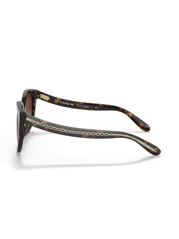 COACH Hc8321 C6181 Cat-eye Sunglasses - Brown