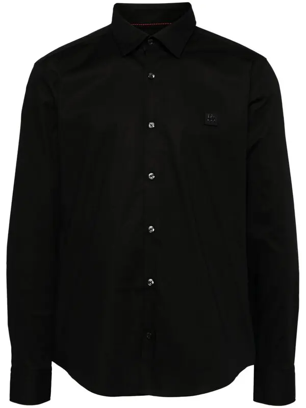 Hugo Logo Patch Slim Fit Shirt