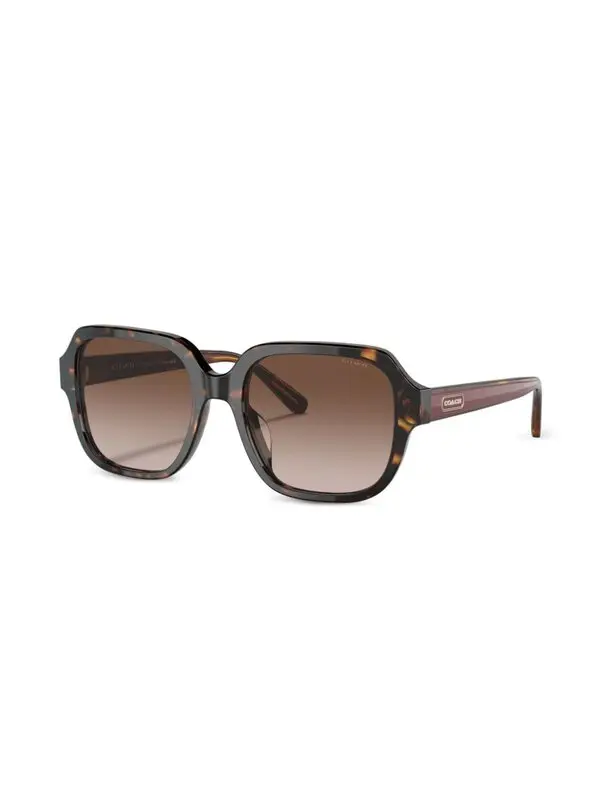 COACH Square-frame Sunglasses - Brown