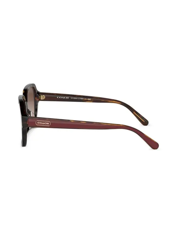 COACH Square-frame Sunglasses - Brown