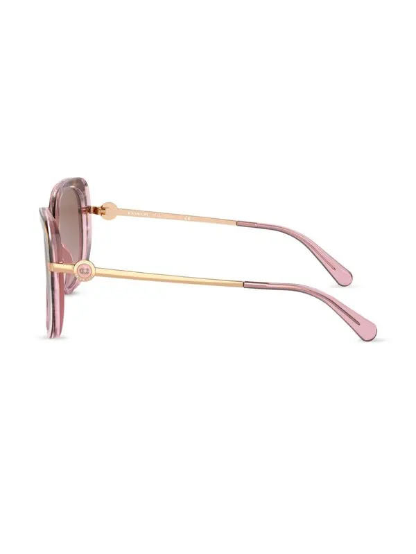 COACH Square-frame Sunglasses - Pink