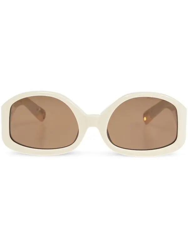 Jacquemus Colapso Sunglasses - Neutrals