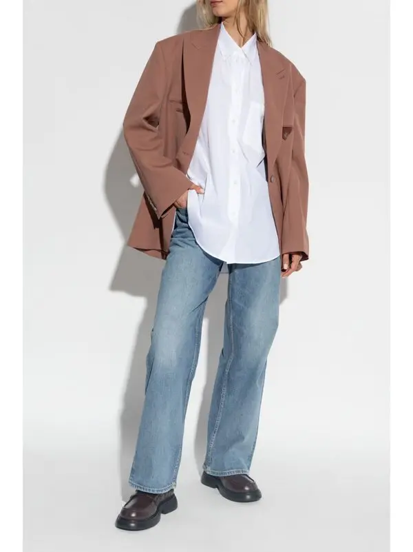 GANNI Logo-plaque Loafers