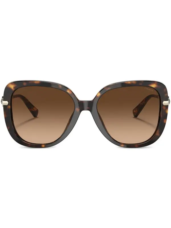 Coach Square-frame Sunglasses - Brown