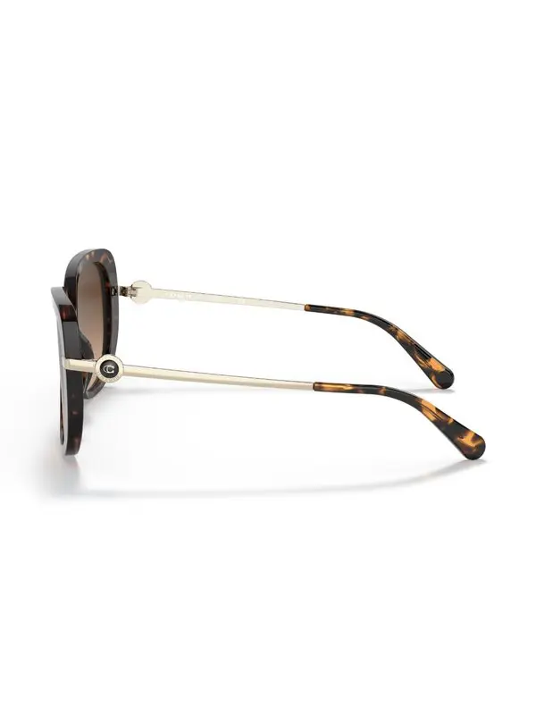 COACH Square-frame Sunglasses - Brown