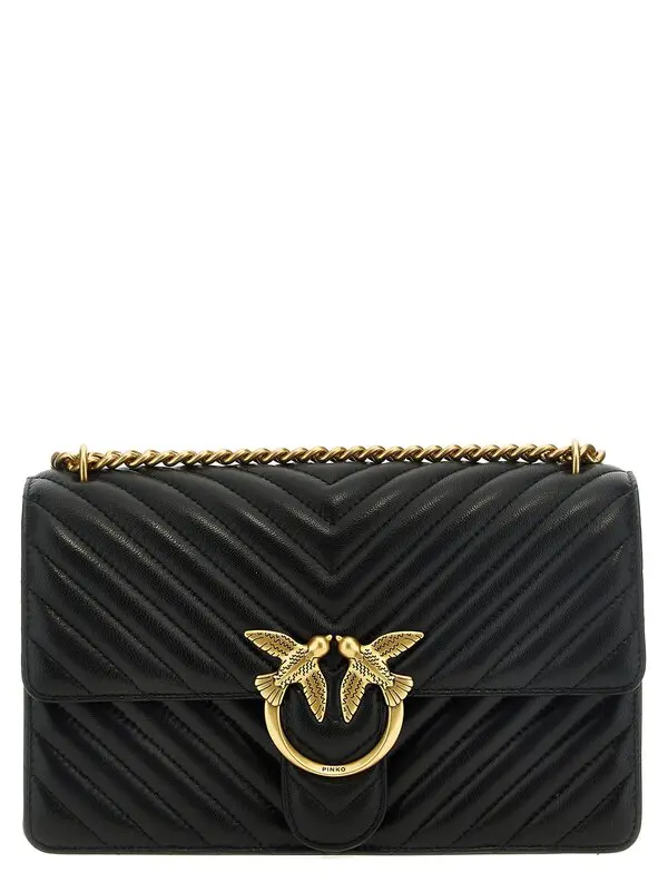 Pinko Classic Love Bag One Crossbody Bag - Black