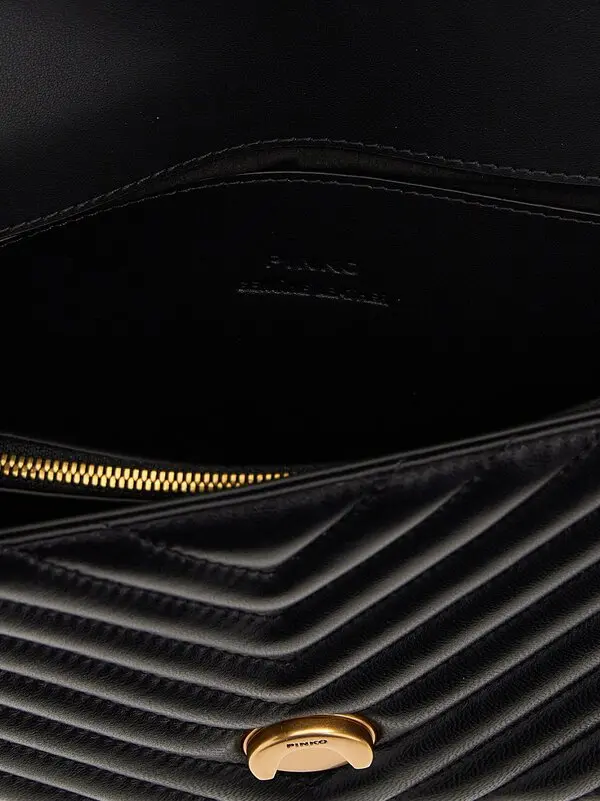 Pinko Classic Love Bag One Crossbody Bag - Black