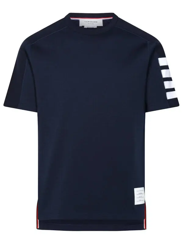 Thom Browne Cotton T Shirt - Navy