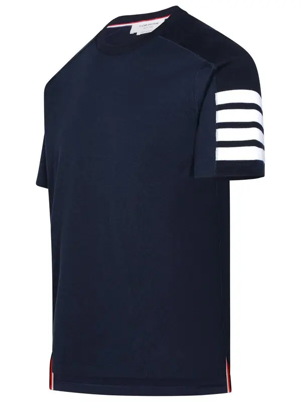 Thom Browne Cotton T Shirt - Navy