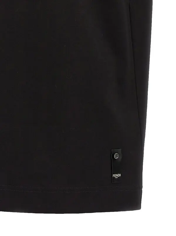 Fendi Ff' T Shirt - Black