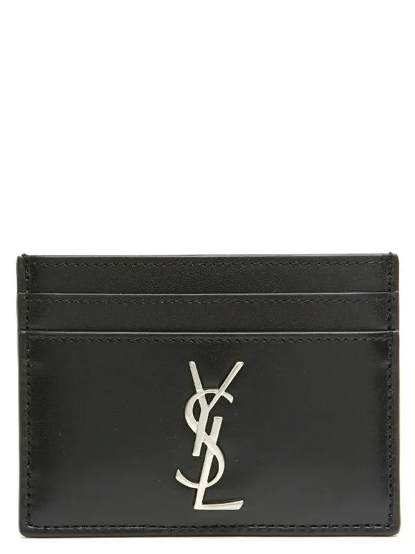 Saint Laurent Monogramme' Card Holder - Black