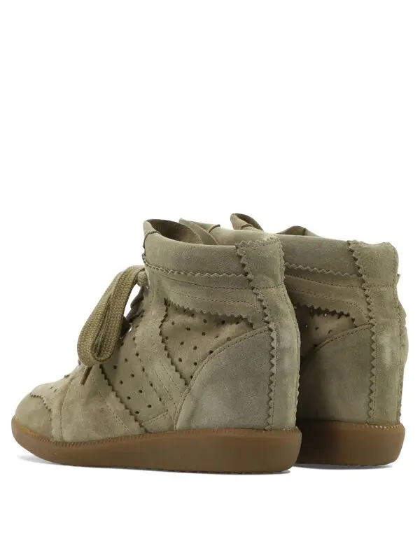 Isabel Marant Étoile Bobby High Top Sneakers - Green