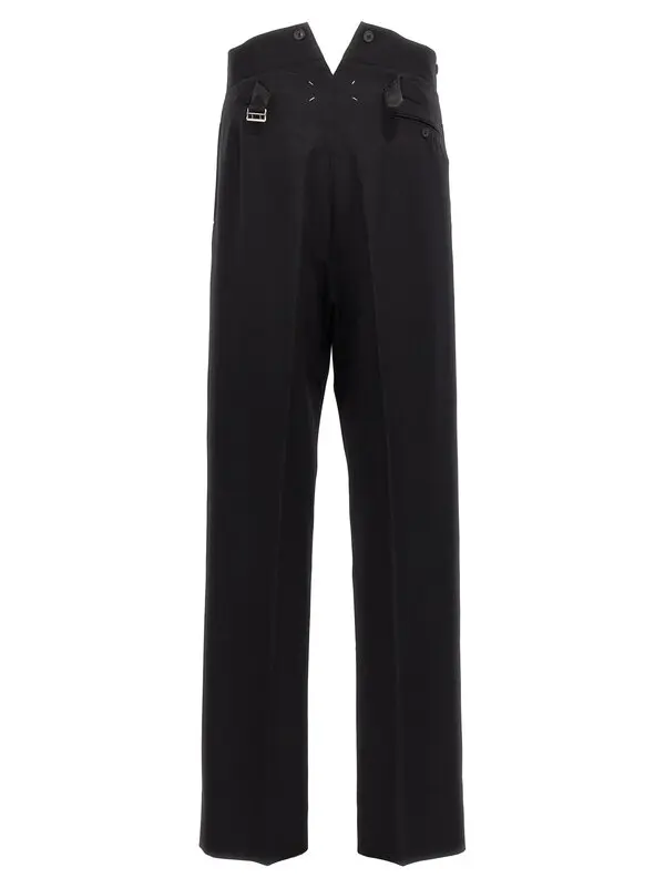 MAISON MARGIELA Strap Wool Trousers