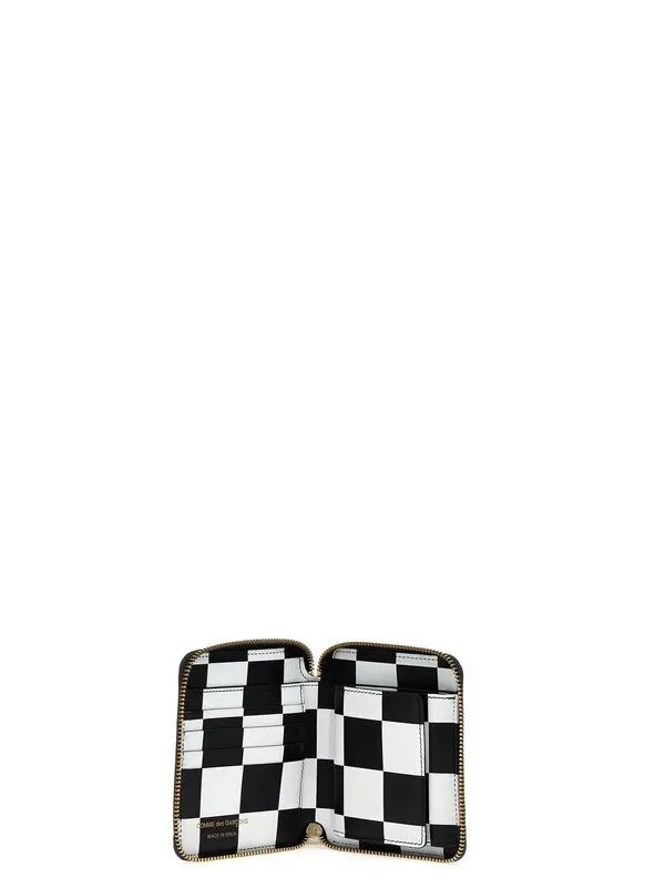 Comme Des Garçons Check Print' Wallet