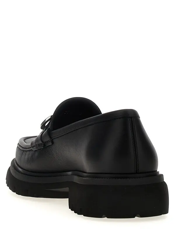 FERRAGAMO Cocoon Leather Loafers