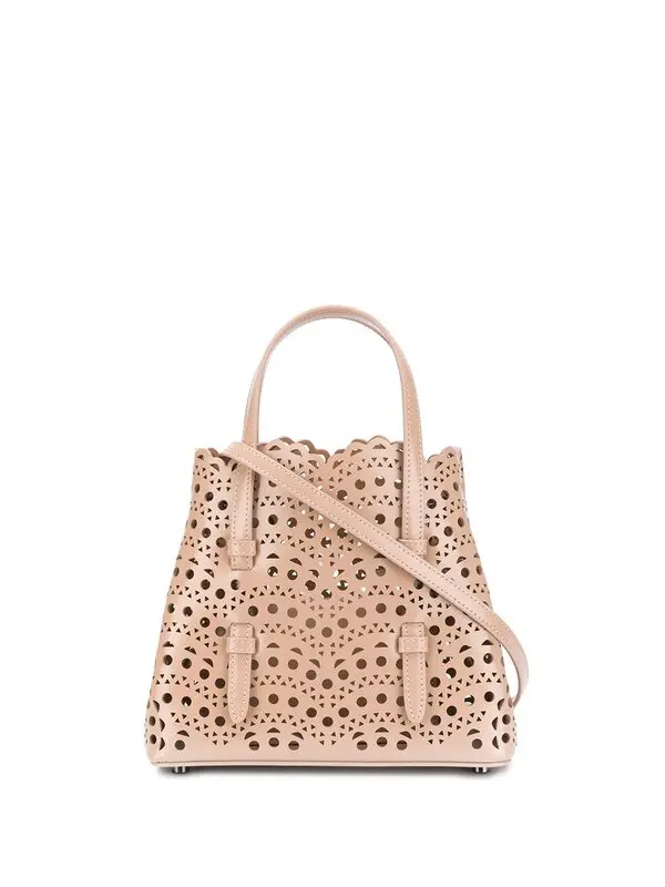 Alaïa Mina Small Leather Handbag