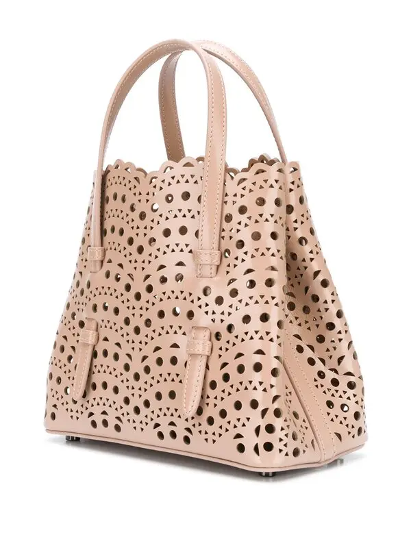 Alaïa Mina Small Leather Handbag